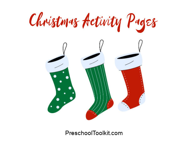Christmas Activity Pages for Kids in Preschool and Kindergarten ...