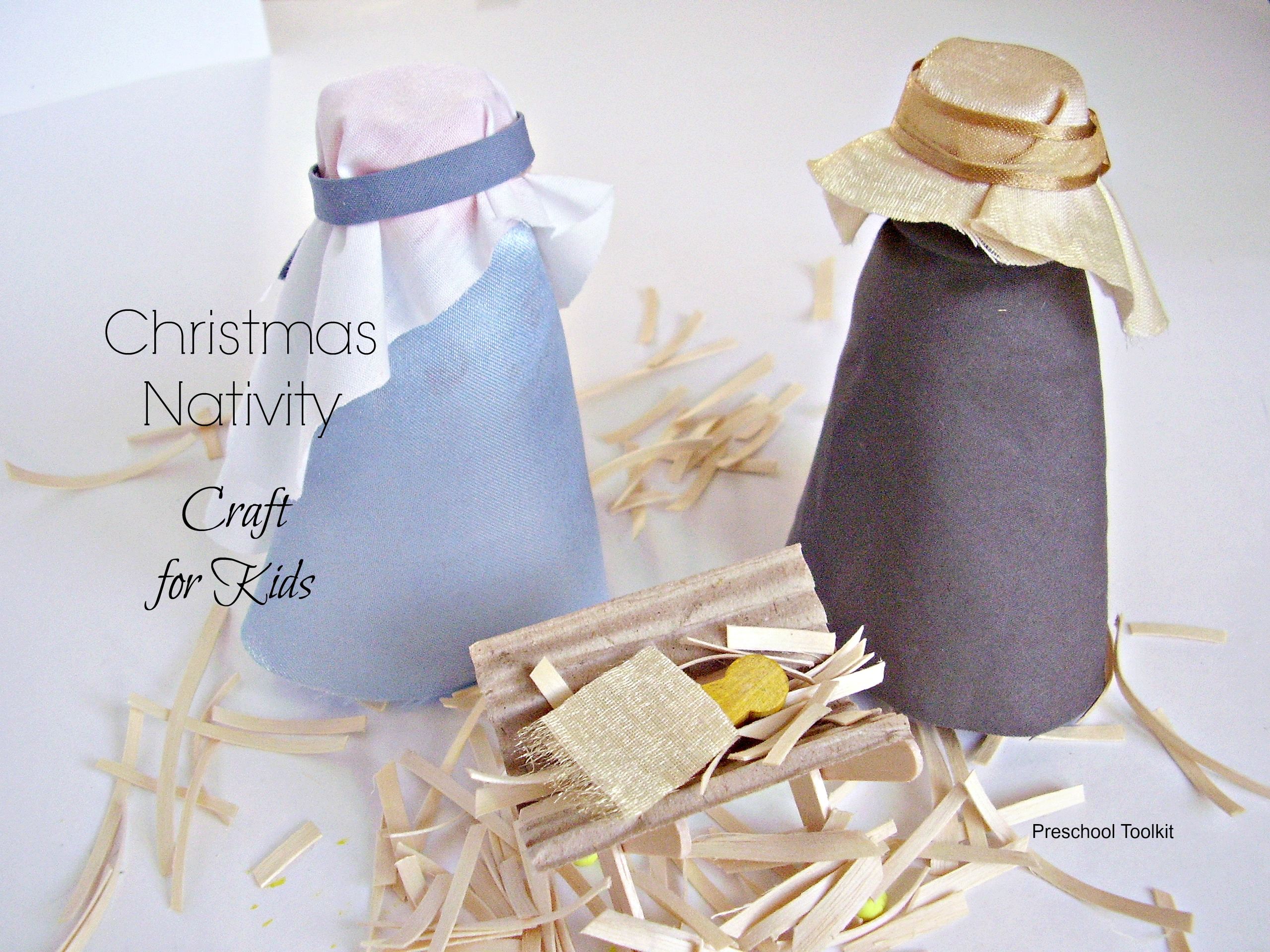Christmas Nativity Craft for Kids » Preschool Toolkit