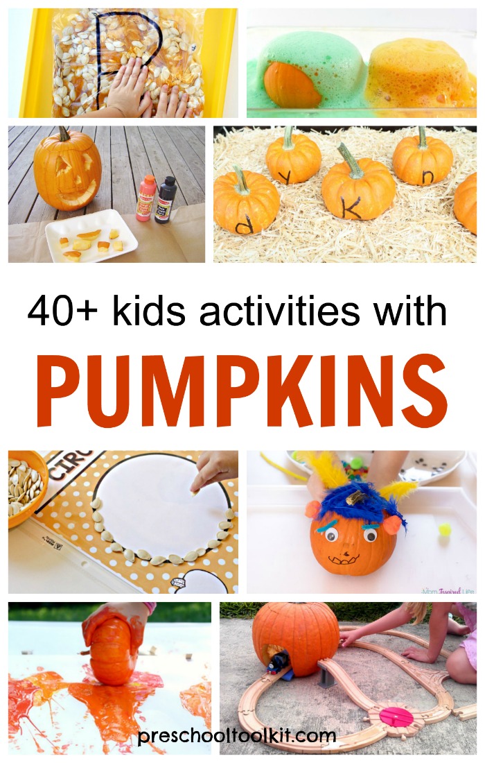 41 Kids Activities with Real Pumpkins - PreschoolToolkit.com